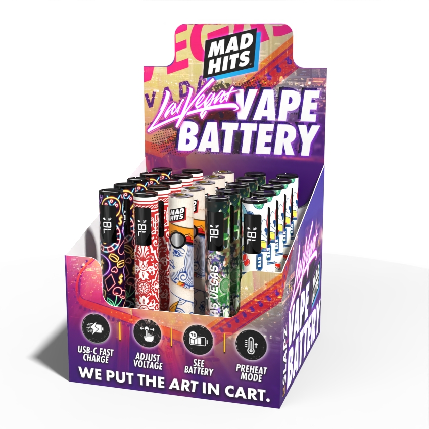 510 Thread Battery – Digital Screen, USB-C, Vegas Style